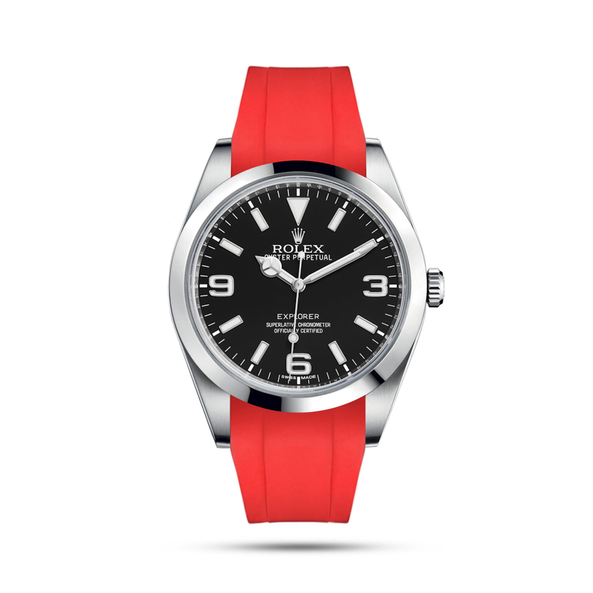 rolex explorer leather strap